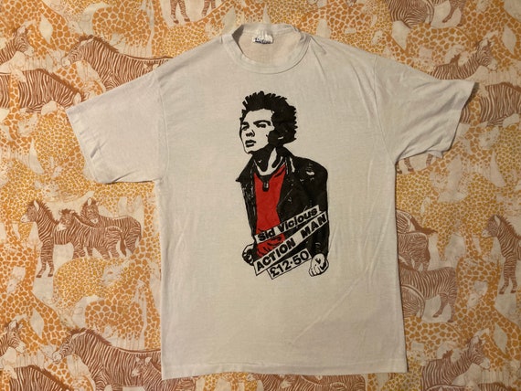 Original 80s SID VICIOUS Sex Pistols vintage T SHIRT - Gem