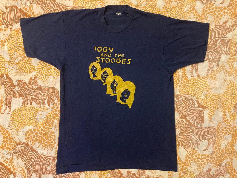 Original 80s IGGY POP and the Stooges Vintage T SHIRT - Etsy