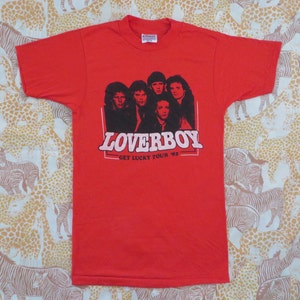 LOVERBOY 1982 Tour T SHIRT Small Mint - Etsy