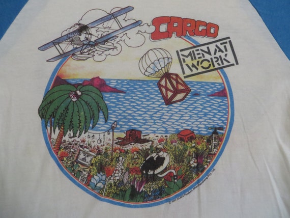 MEN at WORK 1982 Tour TSHIRT - Etsy