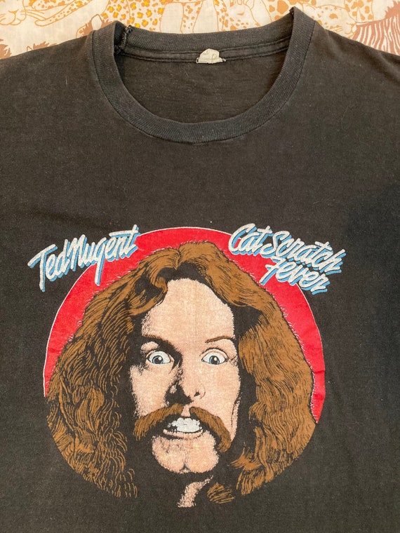 Original TED NUGENT 1977 Tour vintage T SHIRT - Gem