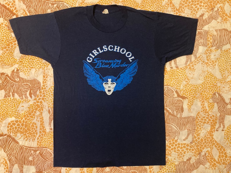 Original GIRLSCHOOL 1982 Tour Motorhead Vintage T SHIRT - Etsy UK