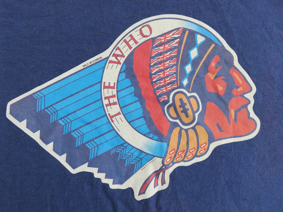 Original the WHO 1976 PROMO T SHIRT Vintage Concert Tee - Etsy