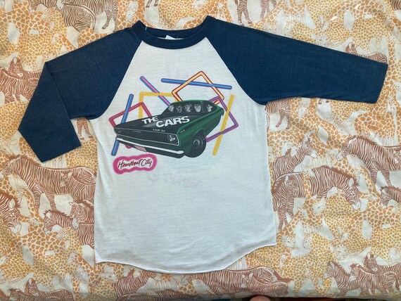 THE CARS 1984 Tour T SHIRT Original vintage - Gem