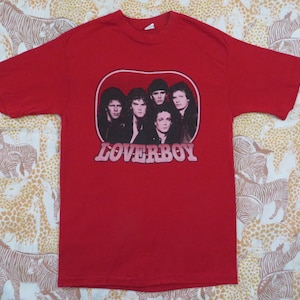 LOVERBOY 1982 Tour T SHIRT Large Mint - Etsy