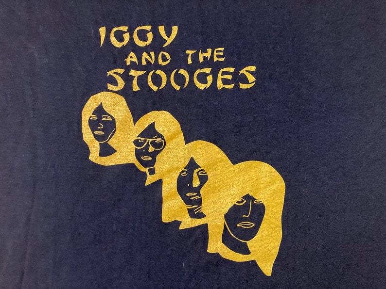 Original 80s IGGY POP and the Stooges Vintage T SHIRT - Etsy