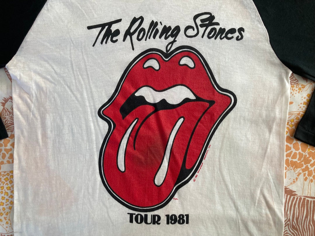 Original ROLLING STONES 1981 Tour Vintage T SHIRT - Etsy