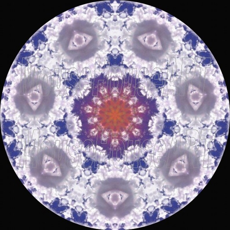 Cloud Mandala Art Sheet: 1-inch & 2-inch Circles (digital Download ...