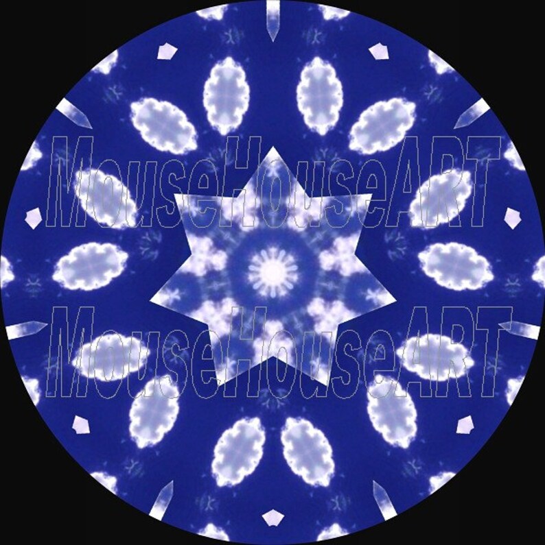 Cloud Mandala Art Sheet: 1-inch & 2-inch Circles (digital Download ...
