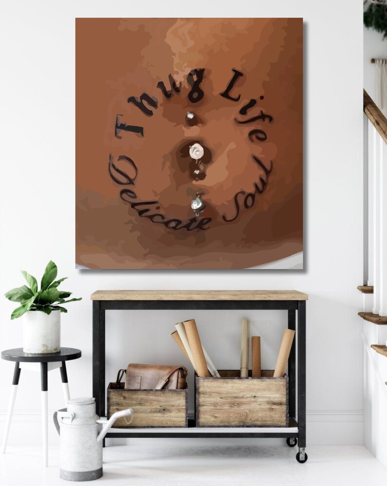 Thug Life Black Man Culture Printable Wall Art Streetwear Print African ...