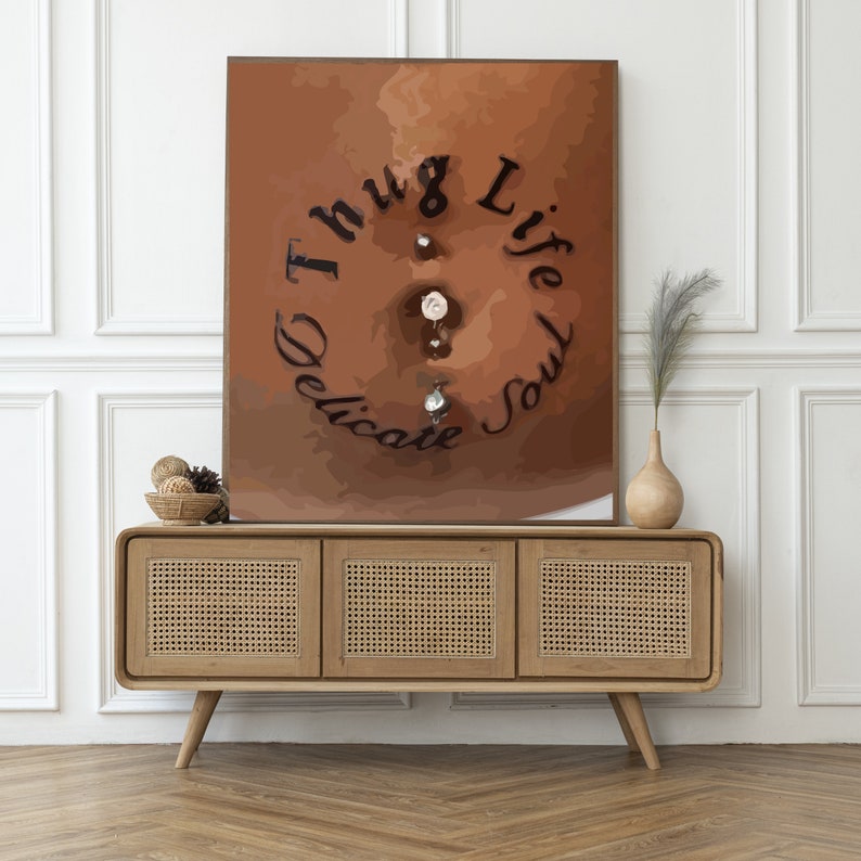 Thug Life Black Man Culture Printable Wall Art Streetwear - Etsy