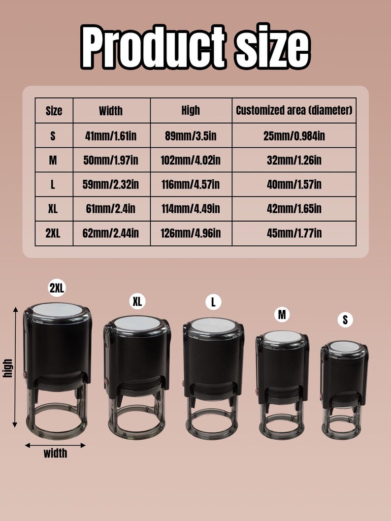 Custom Stamps Self Inking,custom Stamp,book Stamp Personalized,“from ...