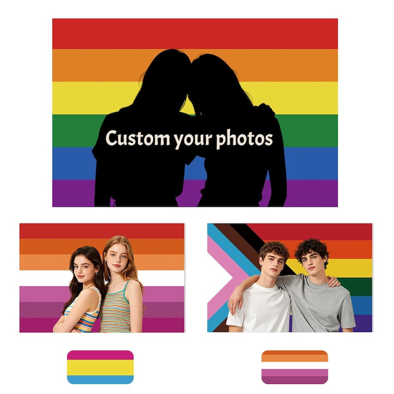Custom Character Flags - Etsy UK