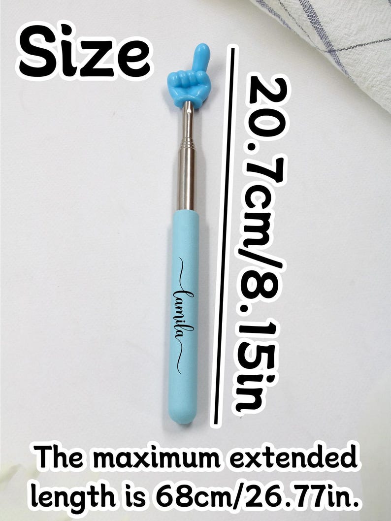 Custom Pointer Finger Stick Name, Personalized Pointers for Classroom ...