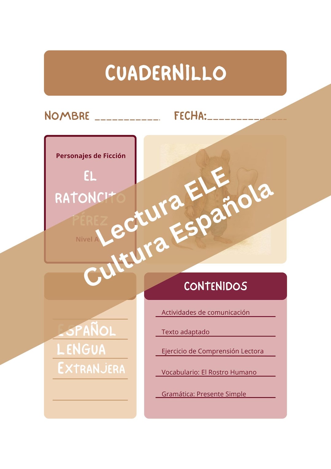 El Ratoncito Pérez – Spanish Reading and Culture Lesson (A1–A2) - Etsy UK