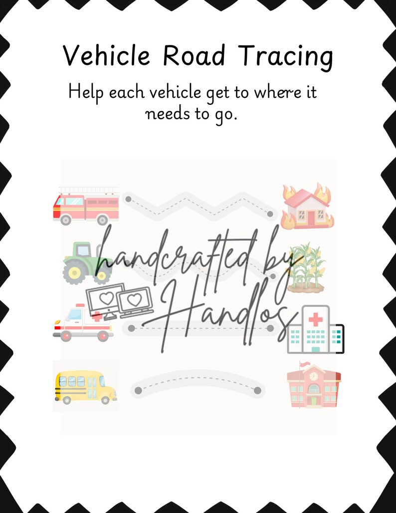 Printable Vehicle Activity Book for Preschoolers (PDF) - Etsy