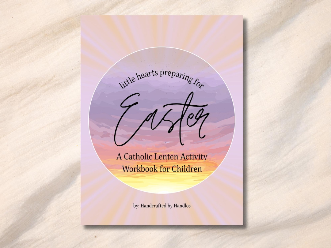 Catholic Lenten Workbook for Kids | 40 Day Lent Activity Book ...