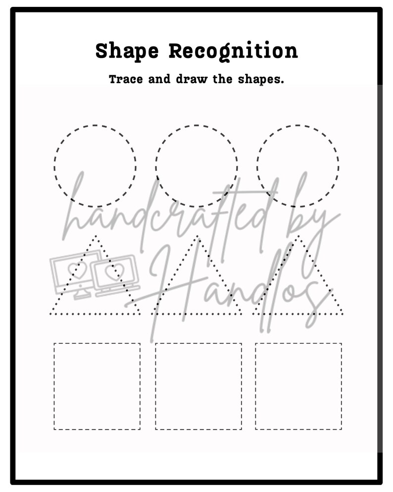 Printable Shape Recognition Worksheets | Preschool and Kindergarten ...