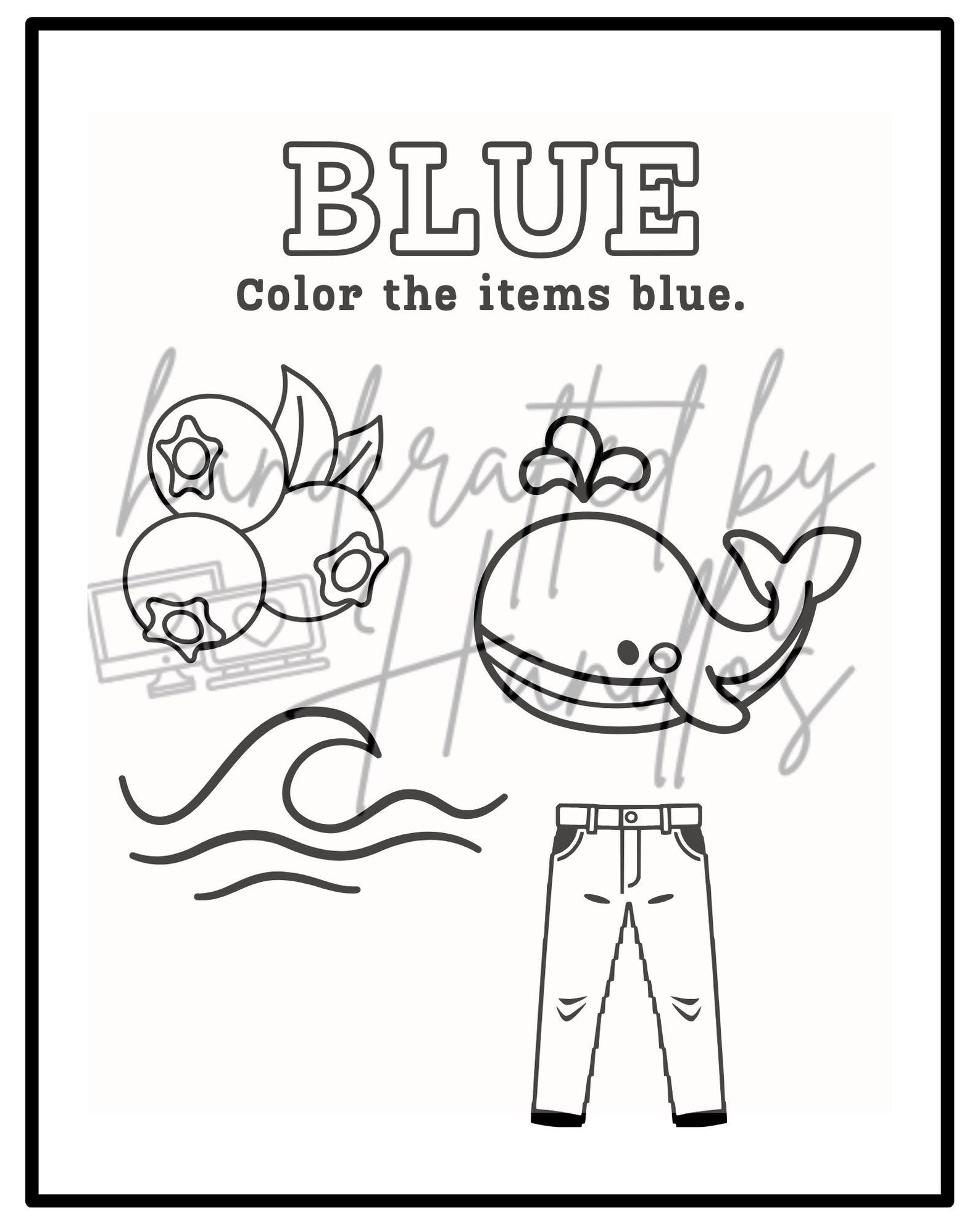Coloring Worksheets for Kids: Learn Colors Activity Pages (PDF Download ...