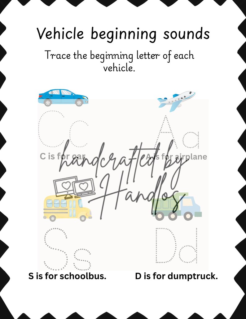 Printable Vehicle Activity Book for Preschoolers (PDF) - Etsy