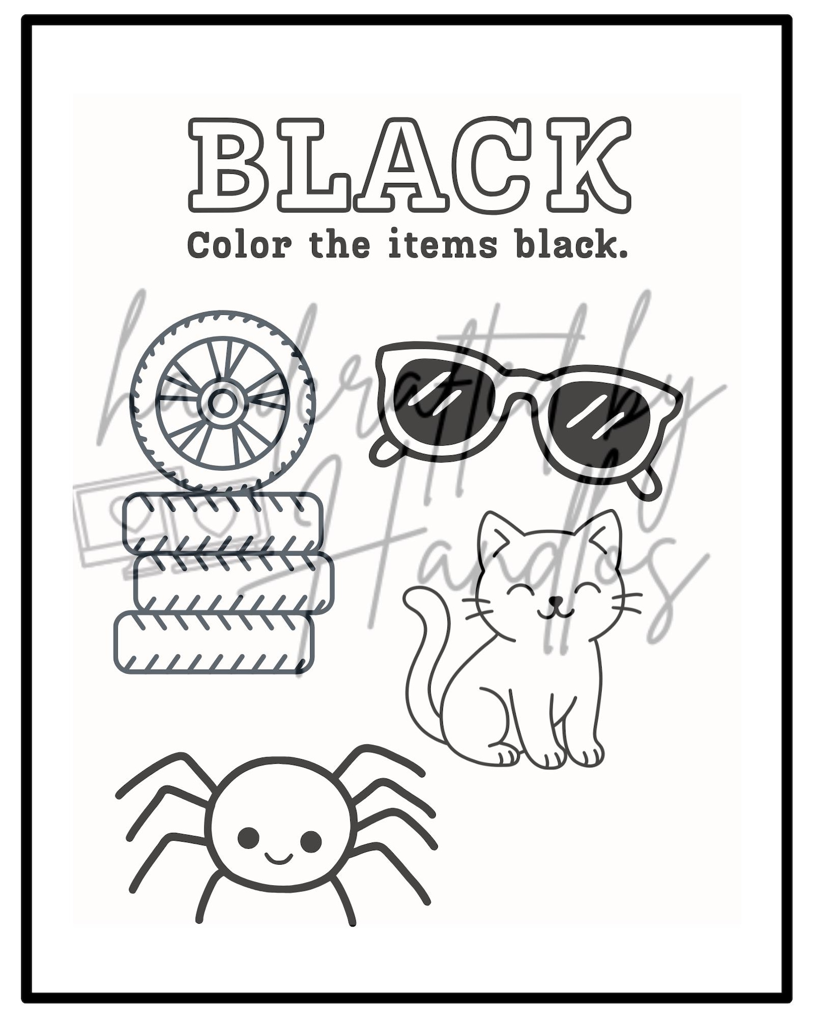 Coloring Worksheets for Kids: Learn Colors Activity Pages (PDF Download ...