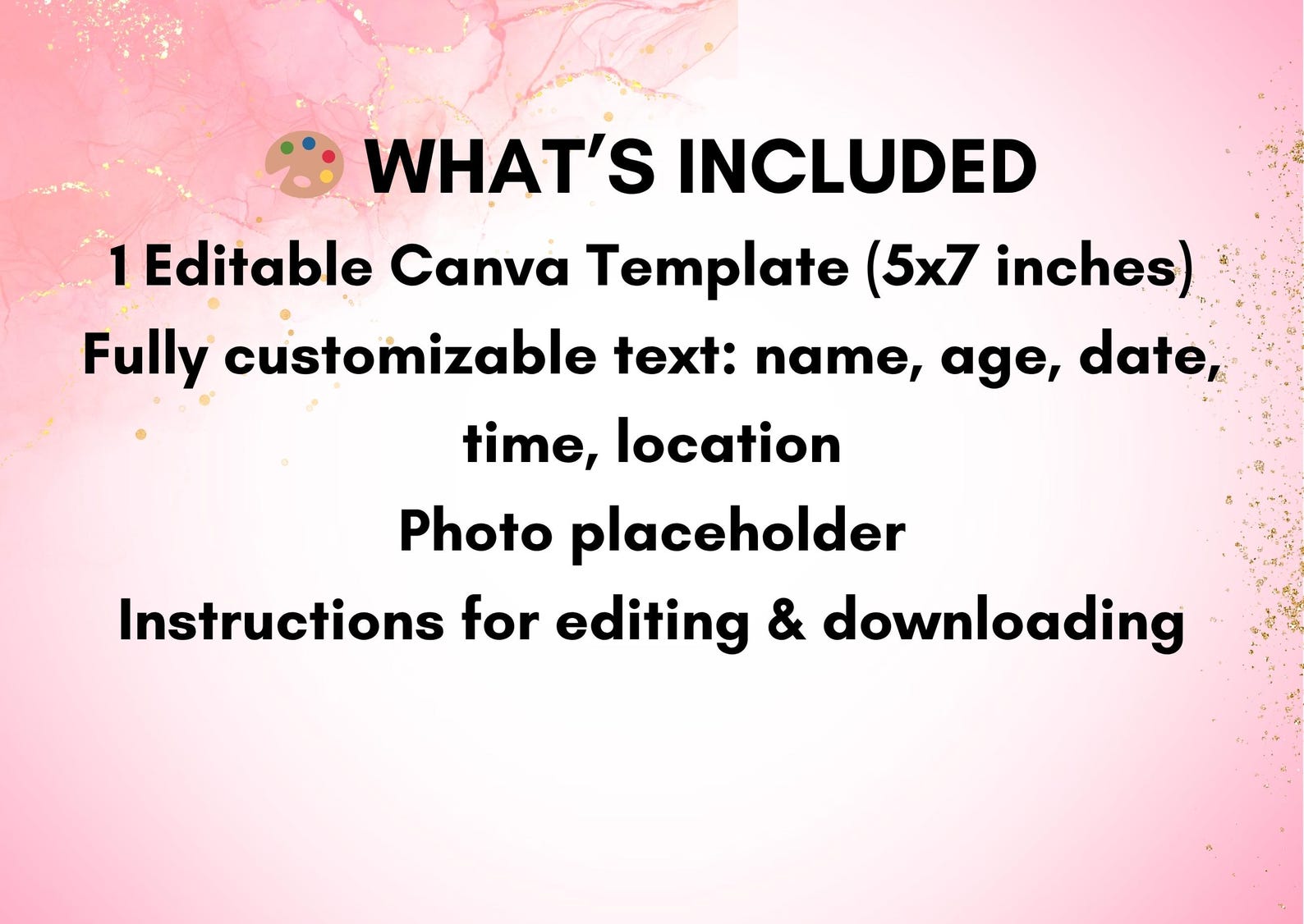 Editable Birthday Invitation – Canva Template – Animal Party Invite ...