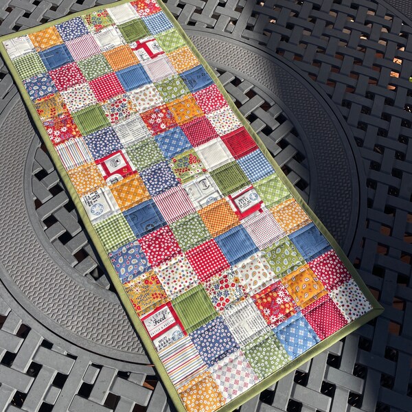 Patchwork Table Runner - Etsy