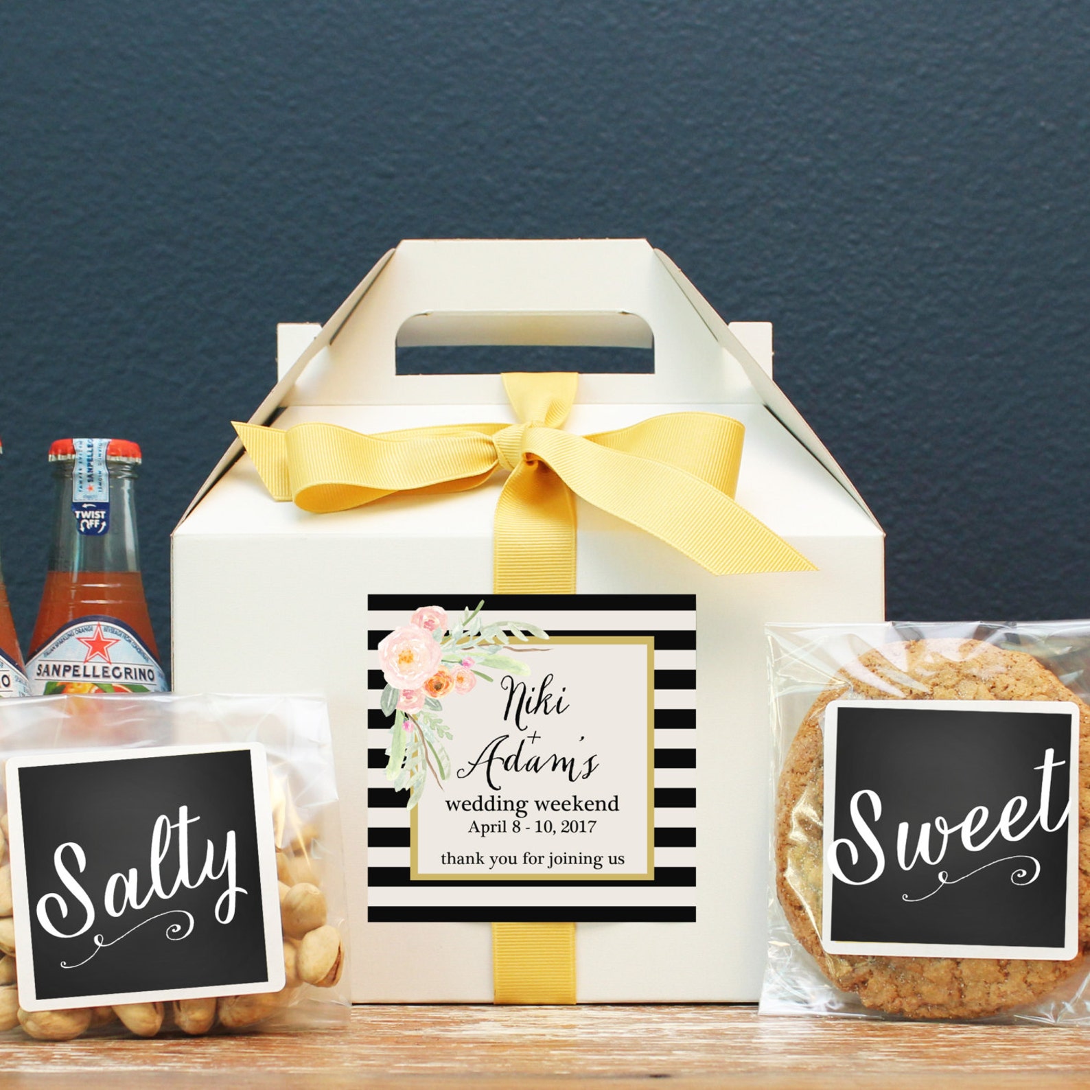 Set of 6-out of Town Guest Box / Wedding Welcome Box / Wedding | Etsy