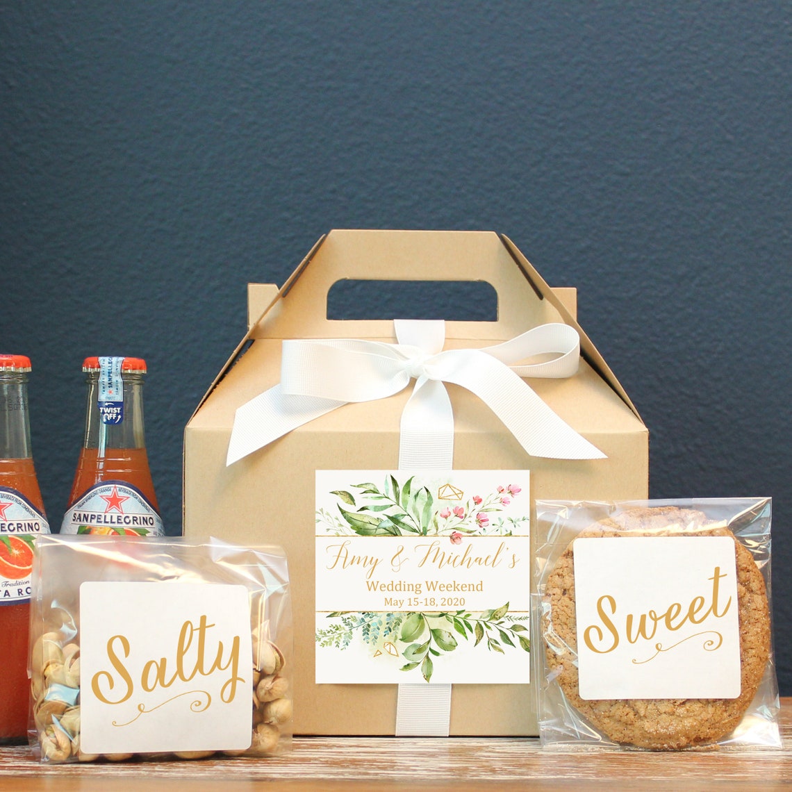 Set of 6-out of Town Guest Box / Wedding Welcome Box / Wedding | Etsy