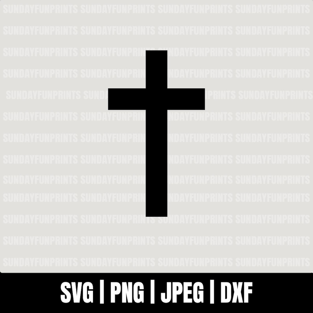 Cross SVG, Digital Cross SVG | Printable Christian Art | Instant ...
