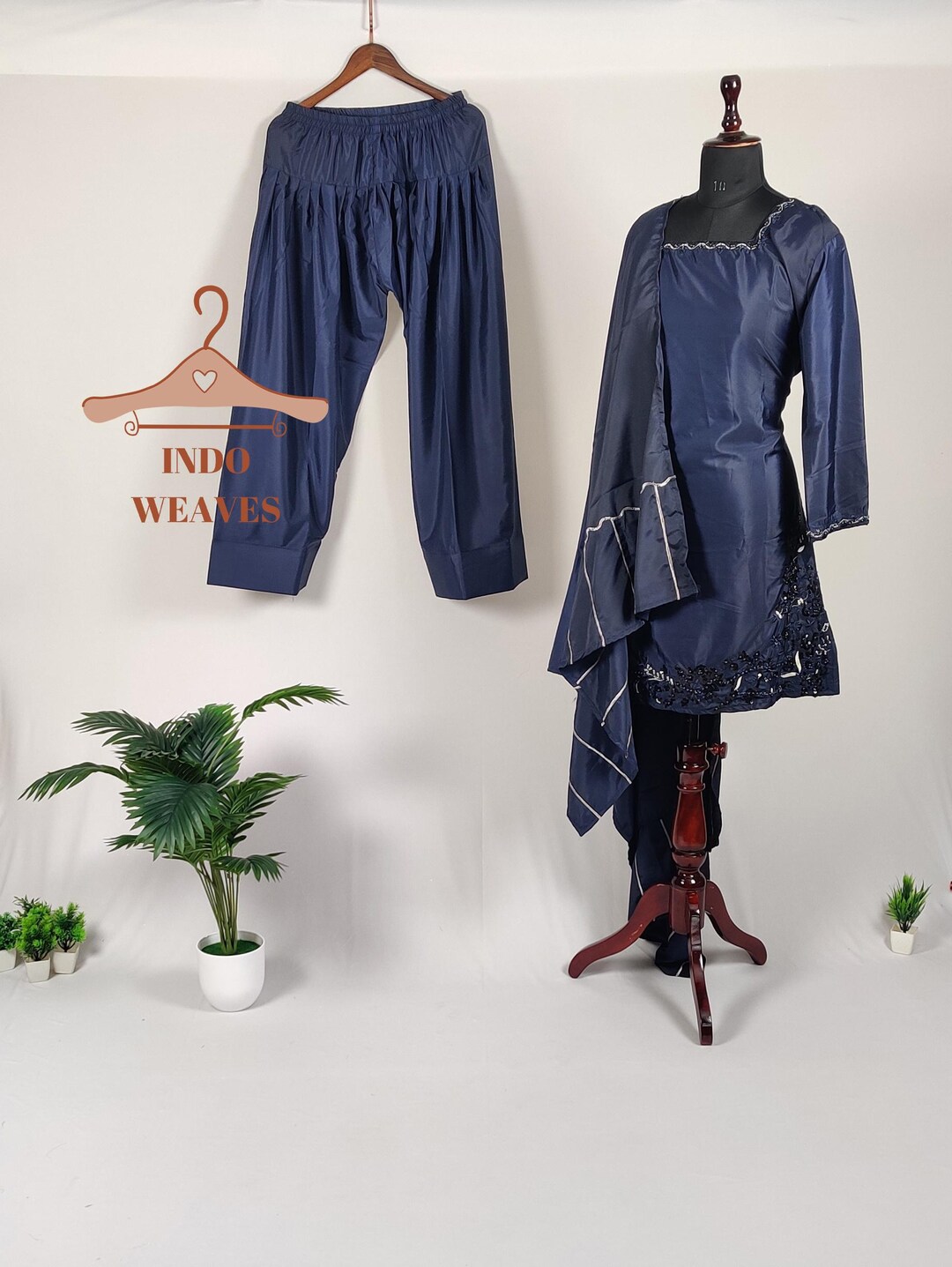 Indian Kurti With Farshi Pant for Women, Pakistani Wedding Girl Salwar ...