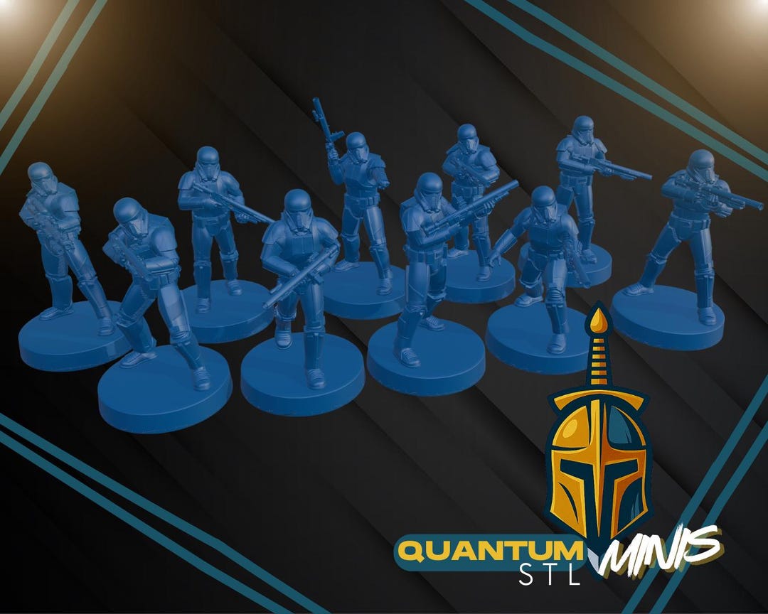 Death Troopers STL - 10 Poses 1A | Imperial Elite Commandos | Legion ...