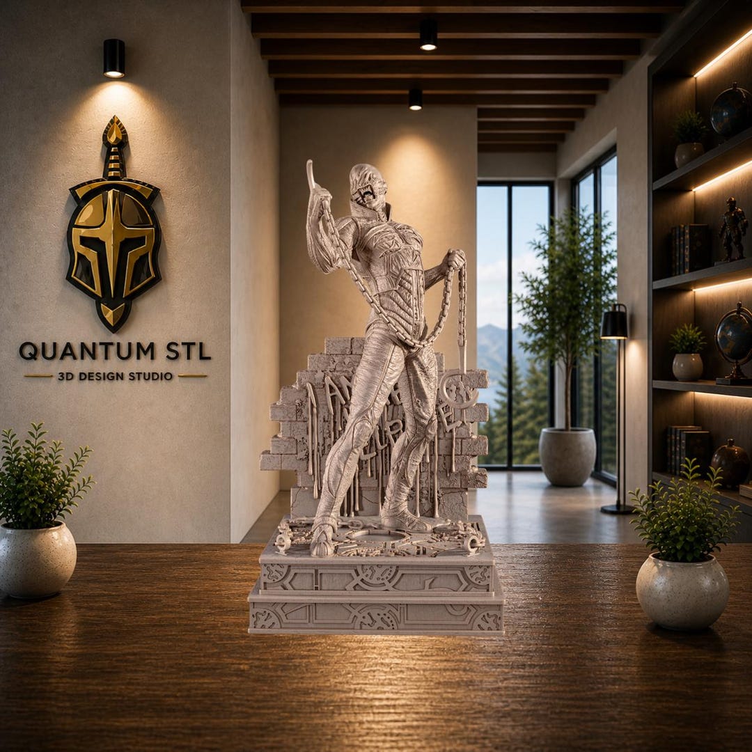 Gnashing Ritual Enforcer Sculpture STL | Pre-supported & Unsupported ...
