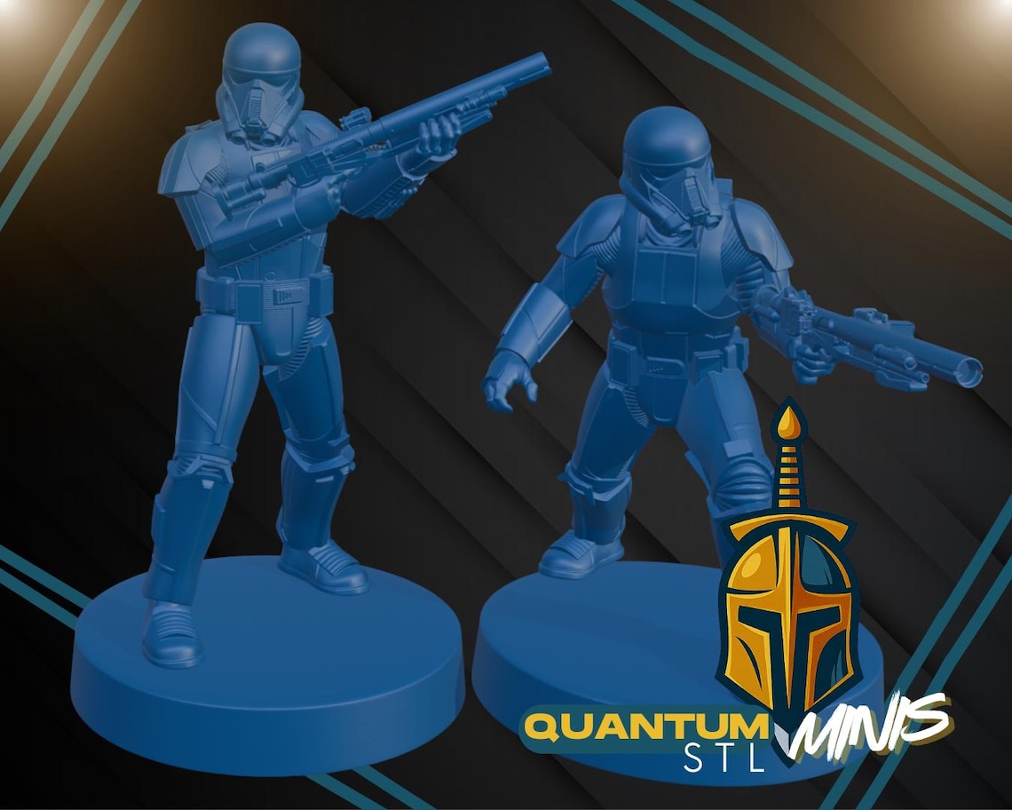 Death Troopers STL - 10 Poses 1A | Imperial Elite Commandos | Legion ...