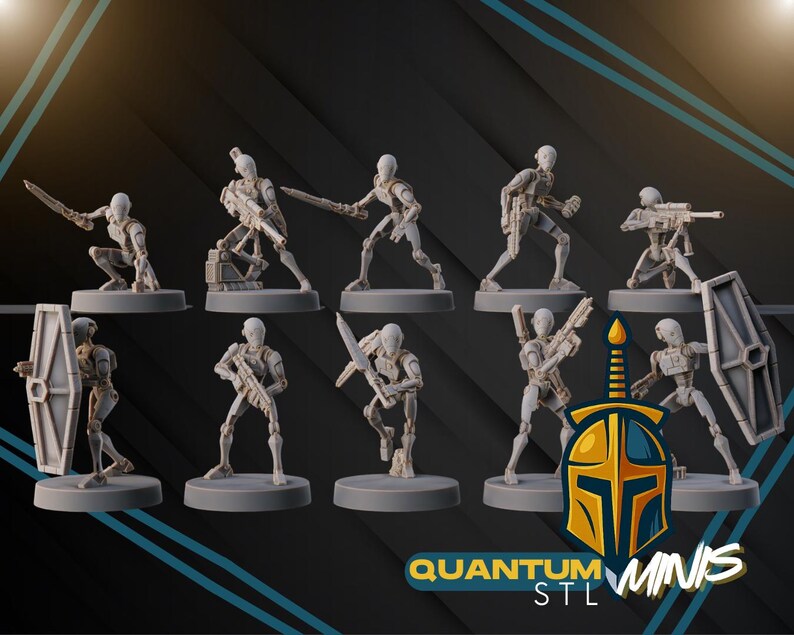 Star Wars Clone Wars BX Commando Droid STL - 10 Different Poses - 1:48 ...