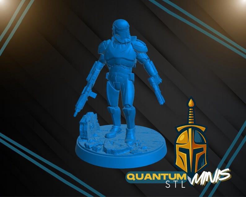 Star Wars Clone Wars Republic Commandos STL 1A - 1:48 Scale Legion 3d ...