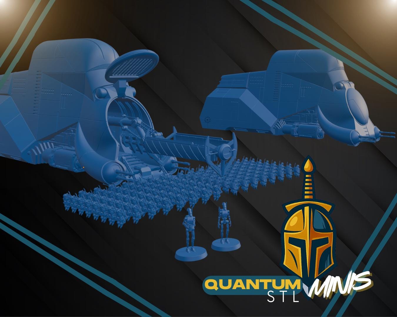Star Wars Confederate Armored Transport | 3D Printable Legion Vehicle ...