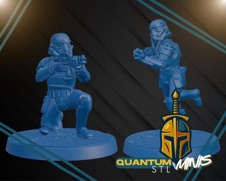 Star Wars Stormtroopers Biohazard Stl 1 48 Scale Legion Miniature Etsy