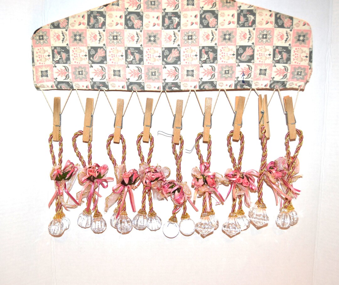 Christmas Prisms Pretty Pink and Gold With Satin and Flowers - Etsy