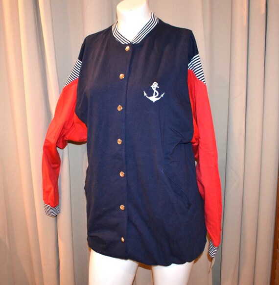 Vintage 80s nautical jacket - Gem