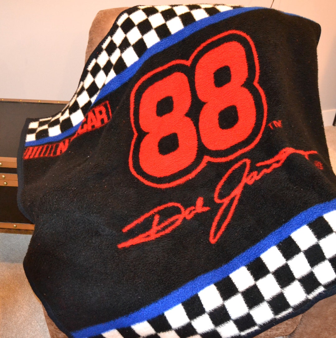 Vintage Dale Jarrett Blanket Nascar Race Track Print Biederlack - Etsy