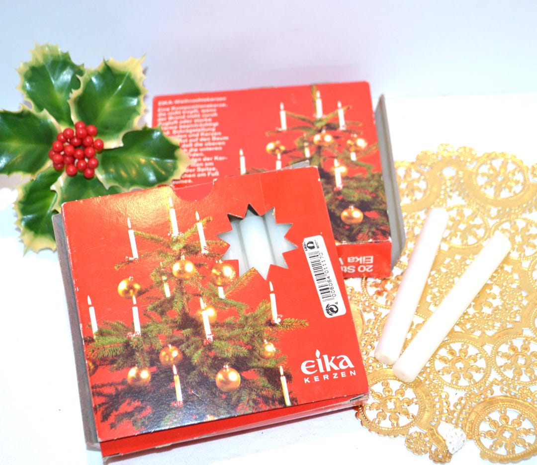 Vintage Candles for German Swiss Christmas Displays - Etsy