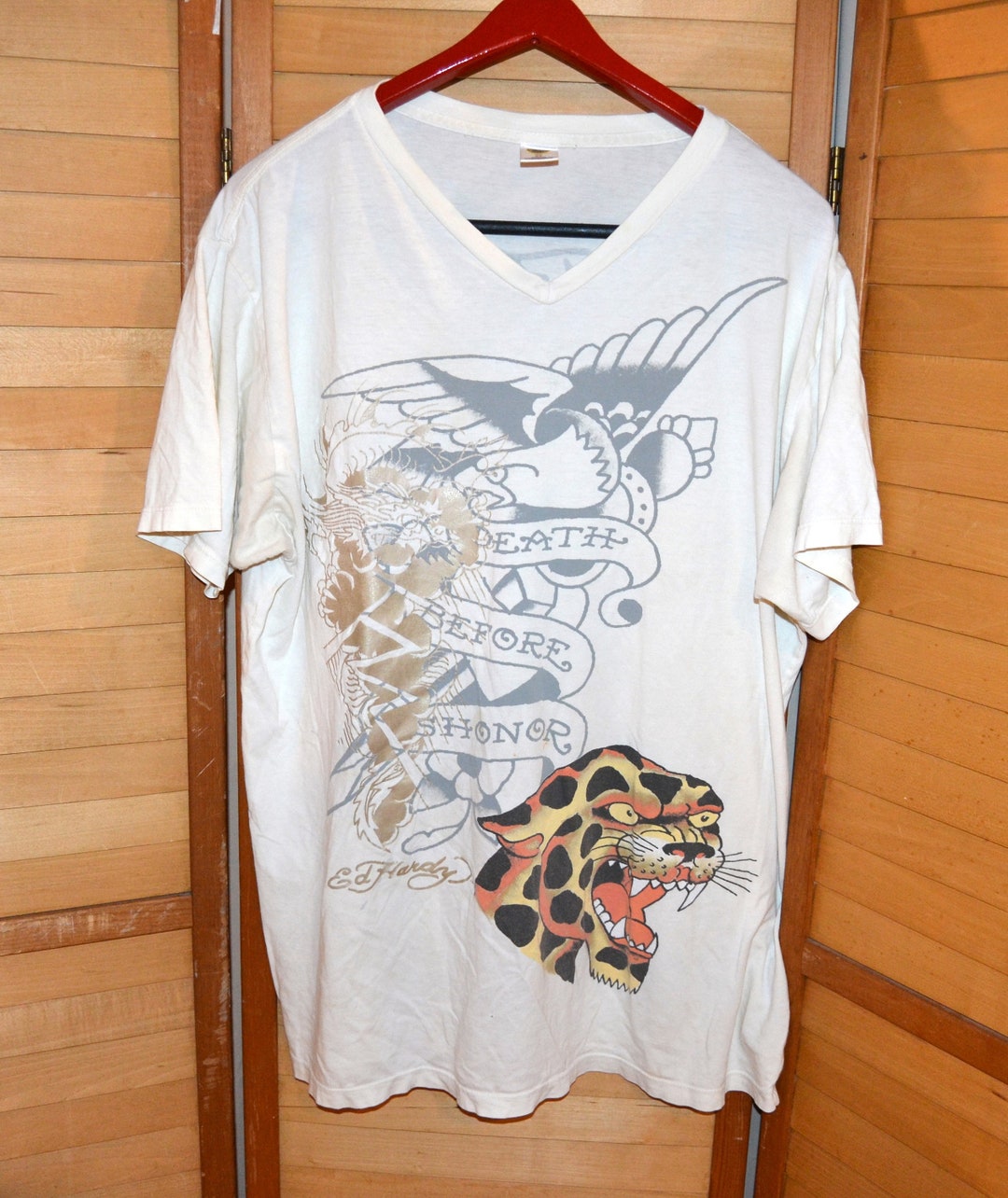 Ed Hardy Exotic Graffiti Logo Shaded With Tiger Plus - Etsy