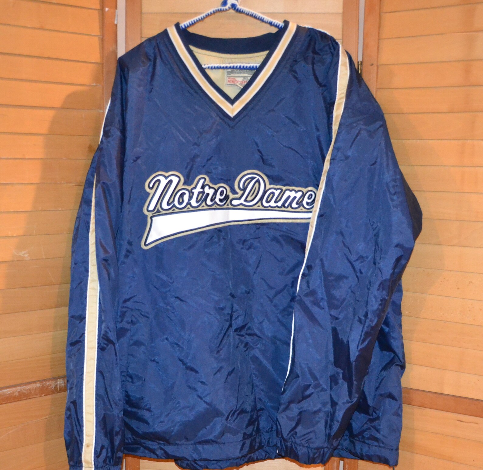Notre Dame Vintage Logo Jacket - Etsy