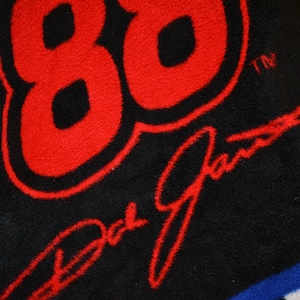 Vintage Dale Jarrett Blanket Nascar Race Track Print Biederlack - Etsy