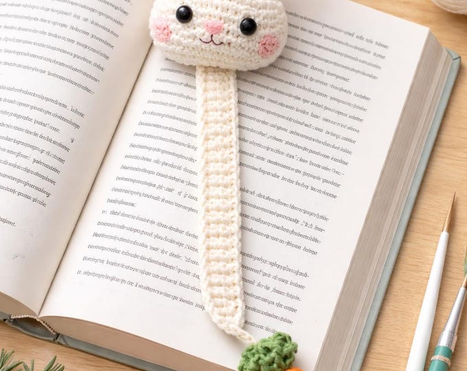 Crochet Bunny Bookmark Pattern – PDF Digital Download - Etsy Canada
