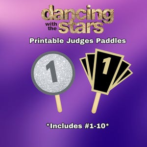 Dwts Judging Paddles - Etsy