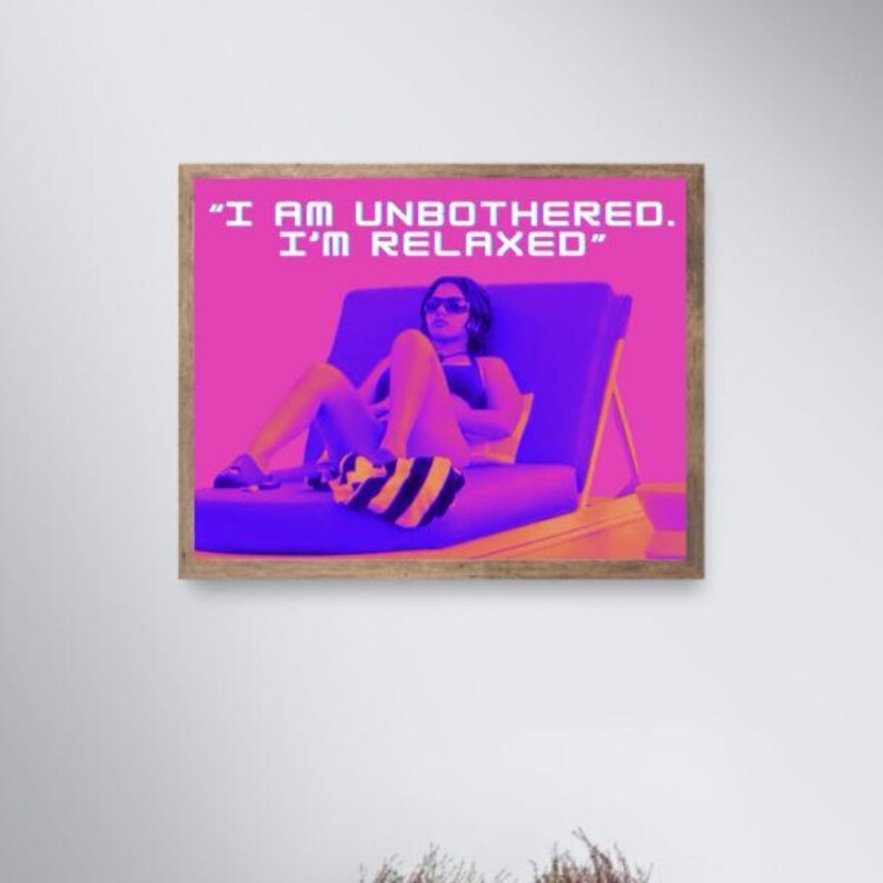Huda Love Island Inspired Quote Digital Download | “I Am Unbothered, I ...