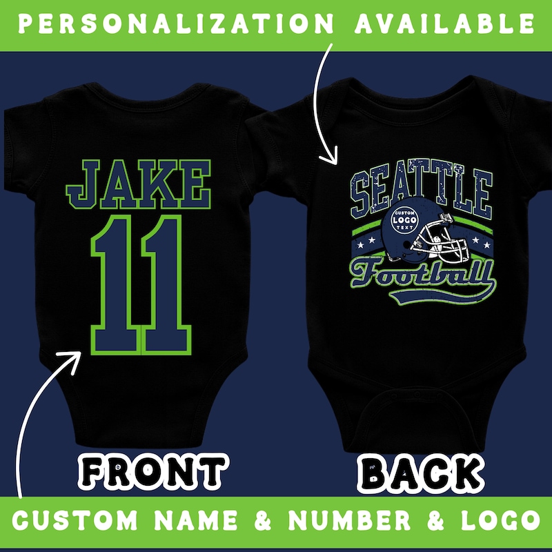 Blue Custom Infant Onesie - Etsy