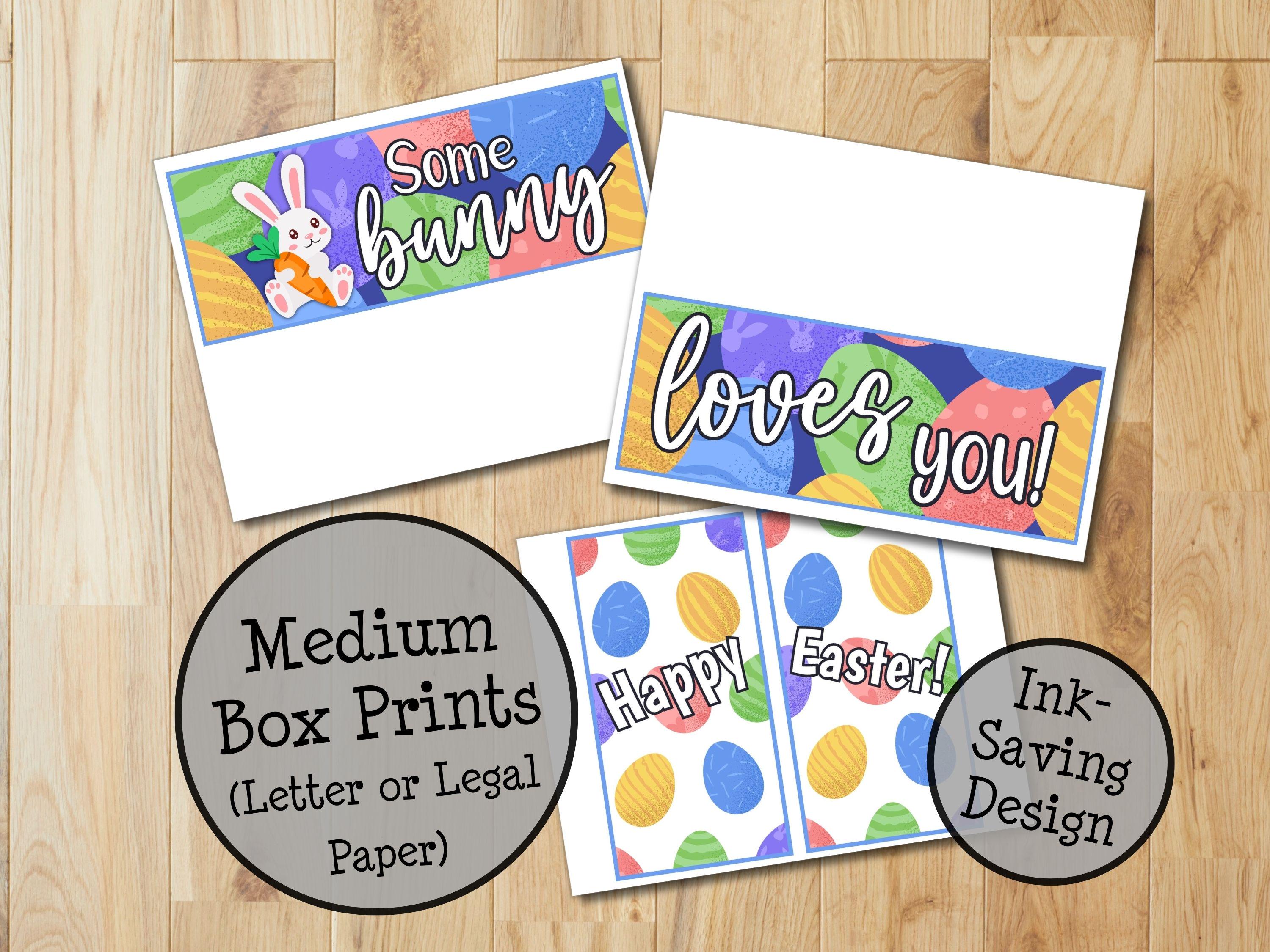 Easter Care Package Printables • Some Bunny Loves You Bold Colors Box ...